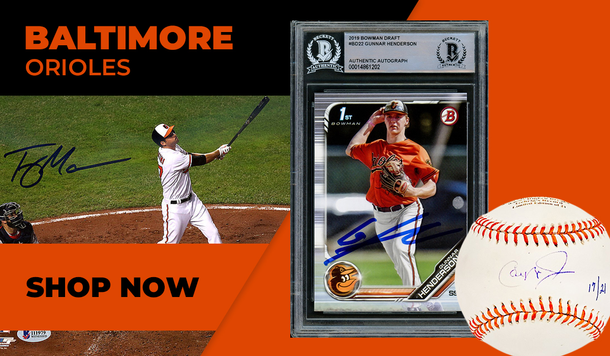 Baseball Memorabilia & Signed MLB Collectibles | Sports Memorabilia